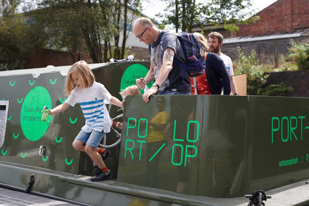 Floating coffee shop opens at Port Loop | Urban Splash